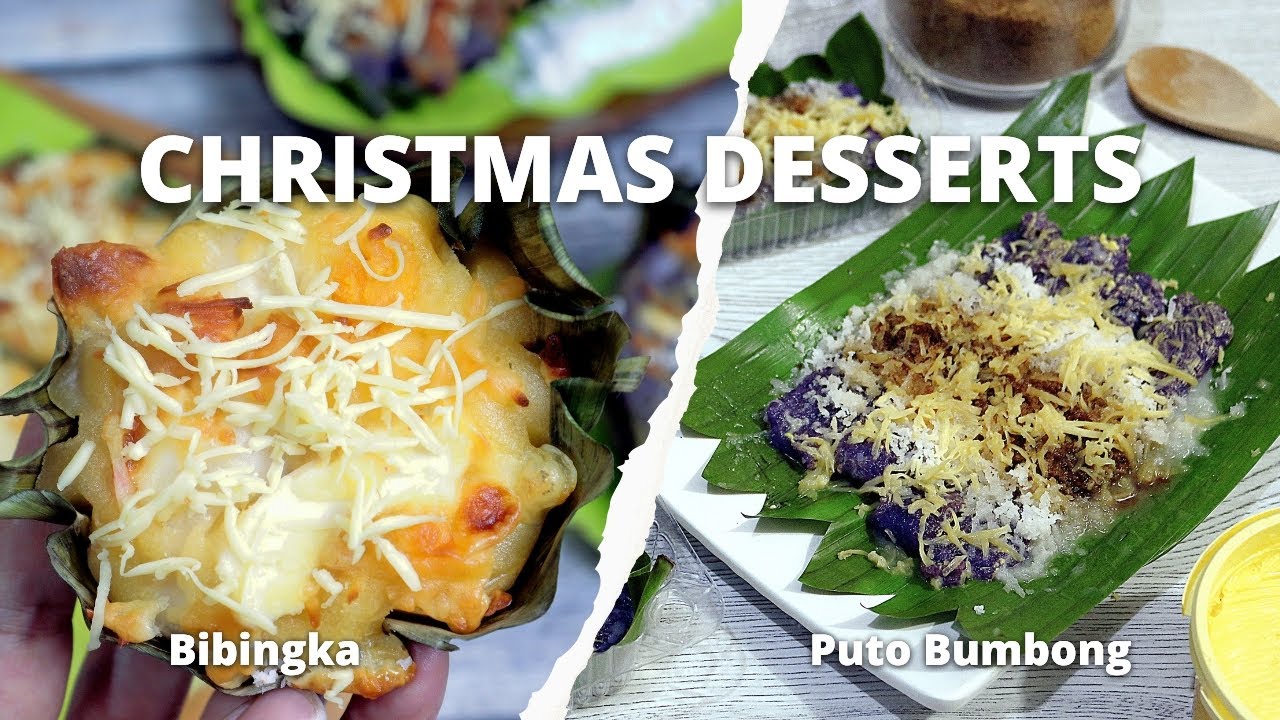 Famous Christmas Desserts - Puto Bumbong and Bibingka Recipes - YouTube
