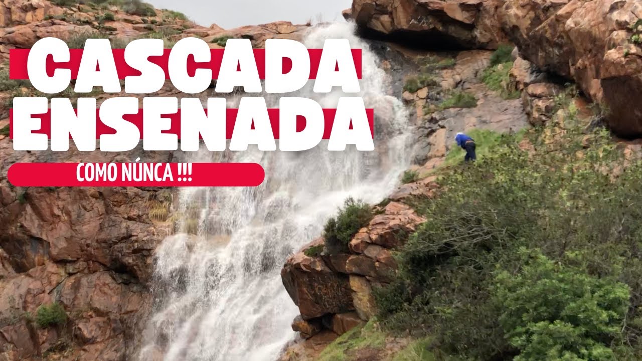 Increíble CASCADA en ENSENADA así está actualmente 2023 - YouTube