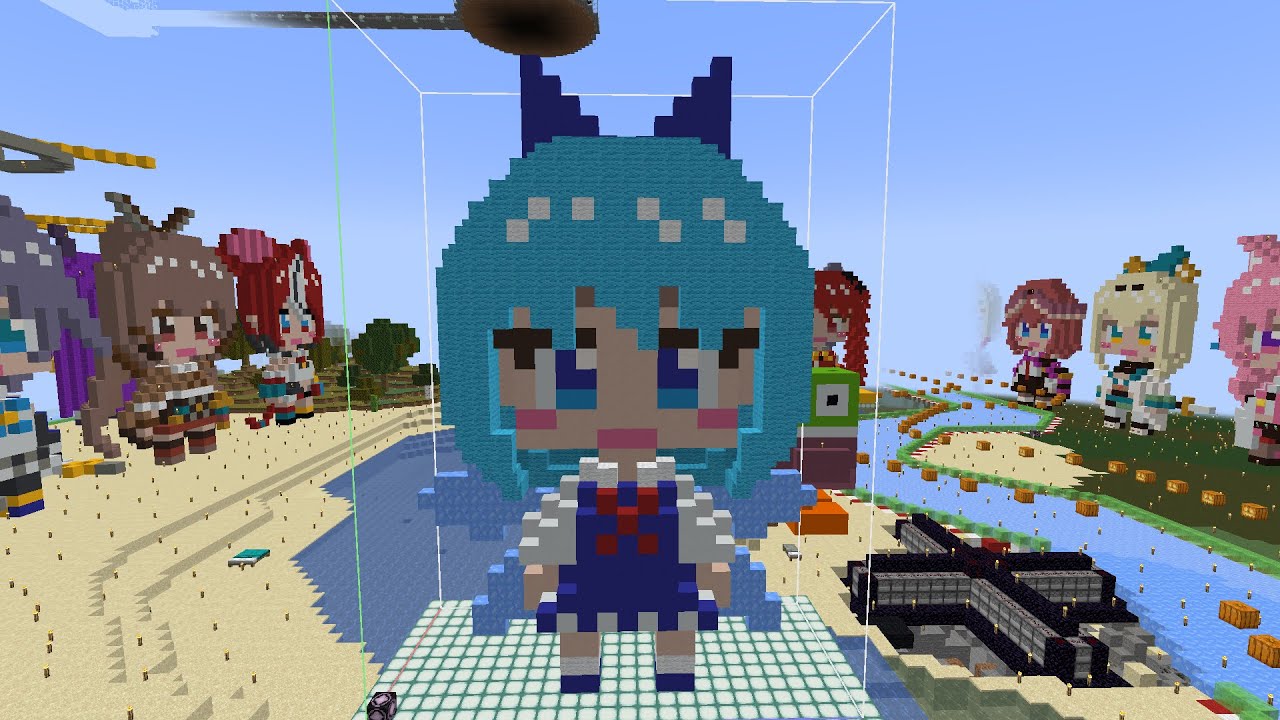 Cirno of Touhou Project make in Minecraft チルノ - YouTube