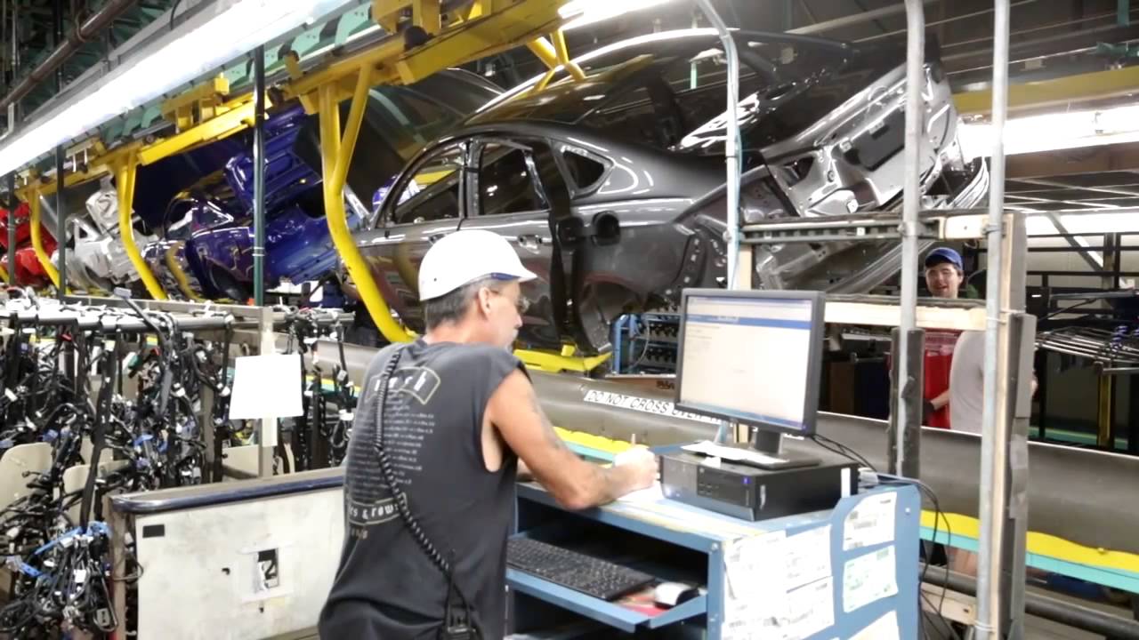 Ford Fusion Flat Rock Assembly Plant - YouTube