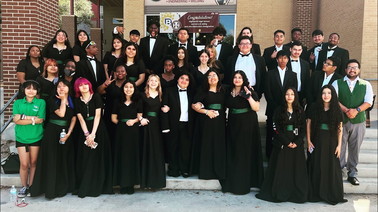 O Magnum Mysterium by Evan Ramos sing by SAISD Sam Houston High School ...