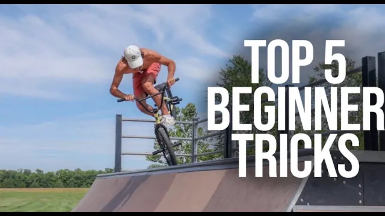 FIVE EASY BEGINNER BMX TRICKS! - YouTube