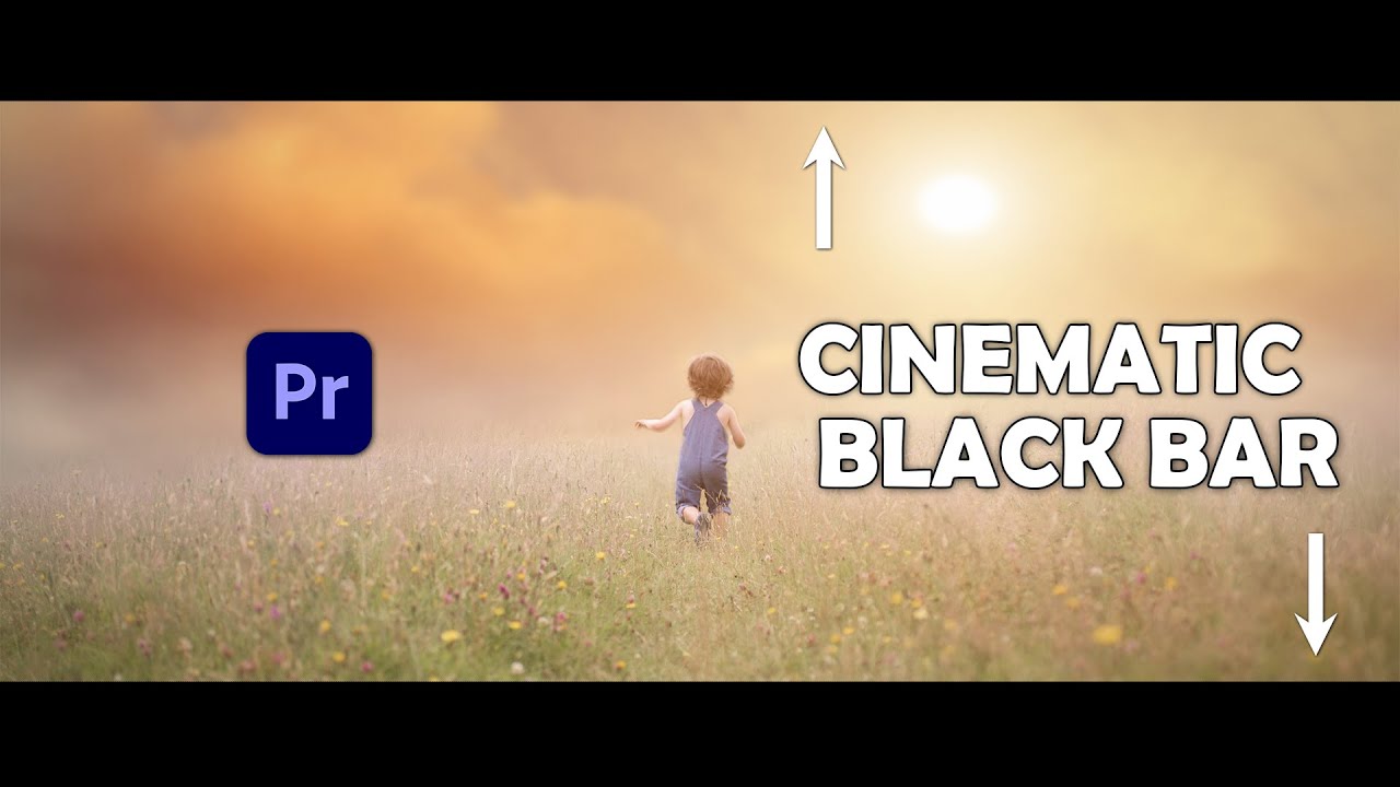 How to Add Cinematic Black Bar to video in premiere pro [2019] - YouTube