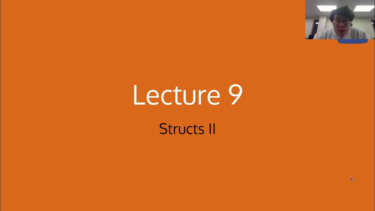 FA24 CS128H Lecture 9 - Structs II - YouTube