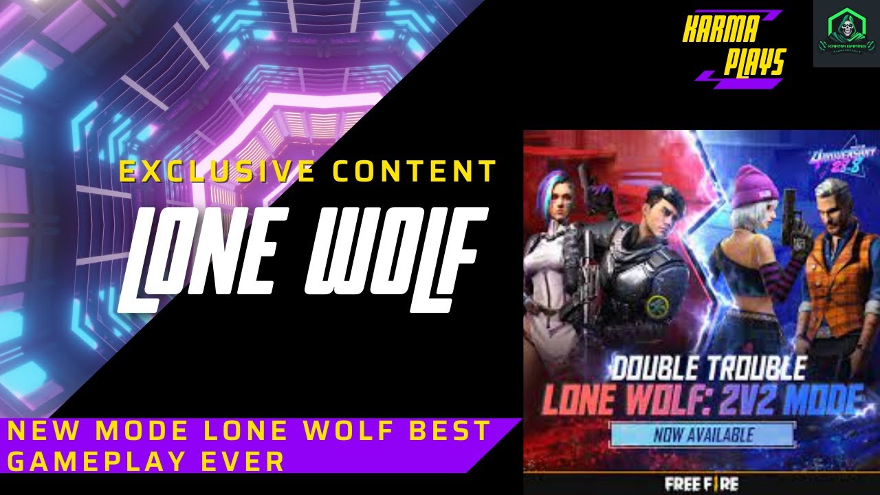 Lone wolf free fire gameplay||best Lone wolf gameplay||free fire best ...