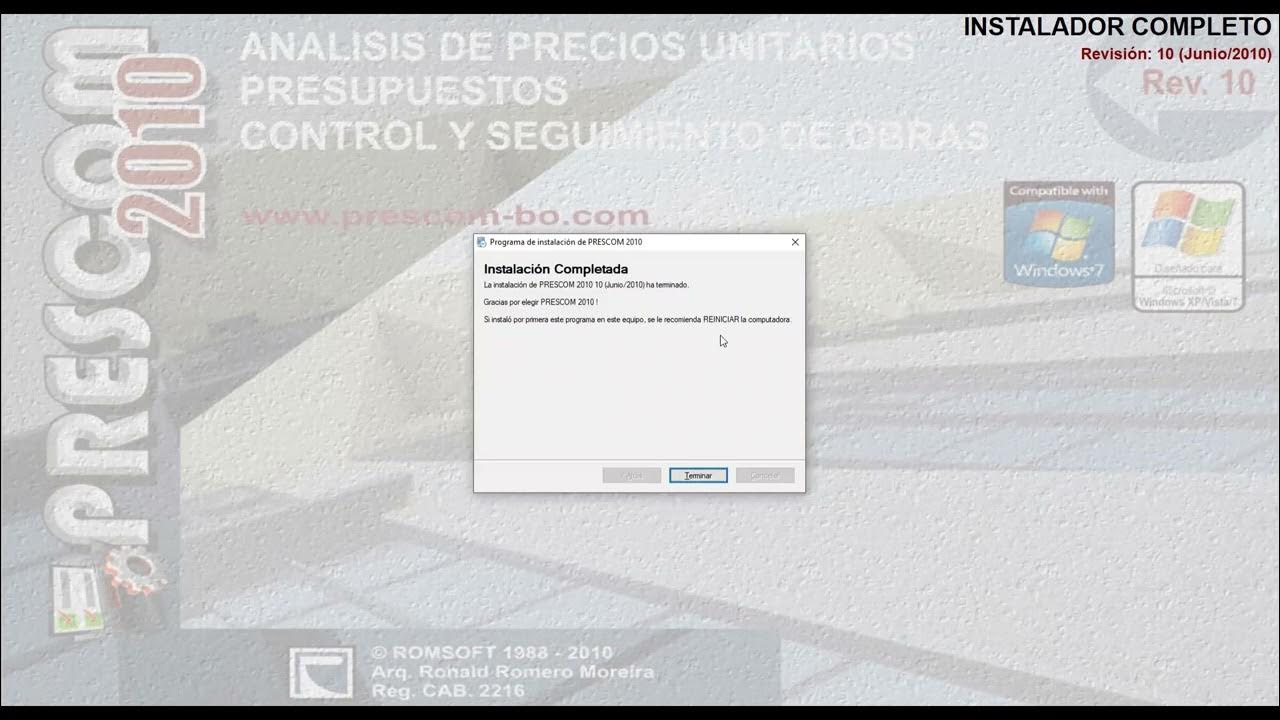 Instalar Prescom 2010, Como instalar correctamente PRESCOM 2010 - YouTube