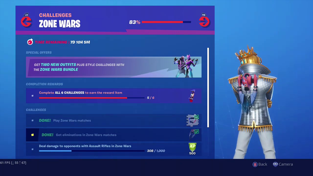 NEW 'STARCREST SHIFT' BACK BLING! (Zone Wars FREE Rewards) - YouTube