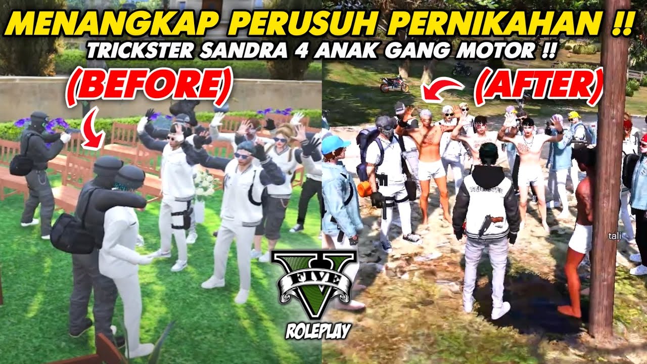 TRICKSTER BERHASIL MENANGKAP PERUSUH PERNIKAHAN !! SANDRA ANAK GANG ...