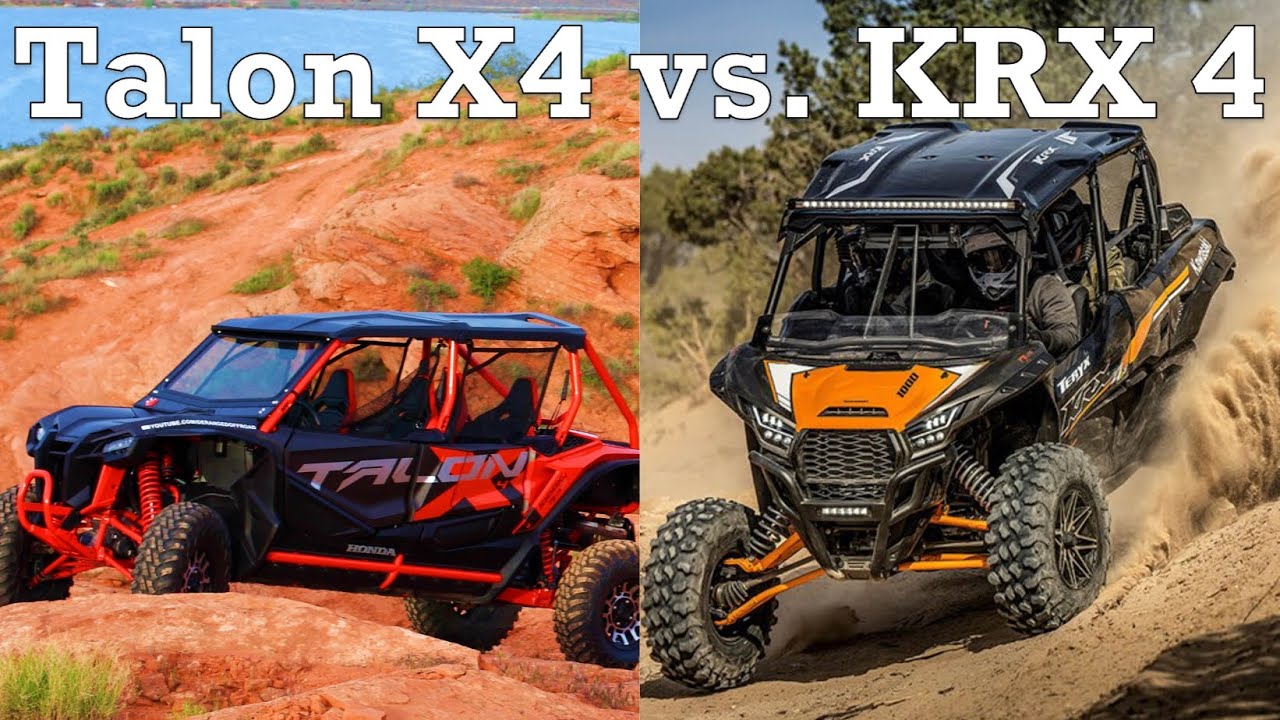 Kawasaki KRX 4 vs. Honda Talon x4 - Which UTV is Right for You? - YouTube