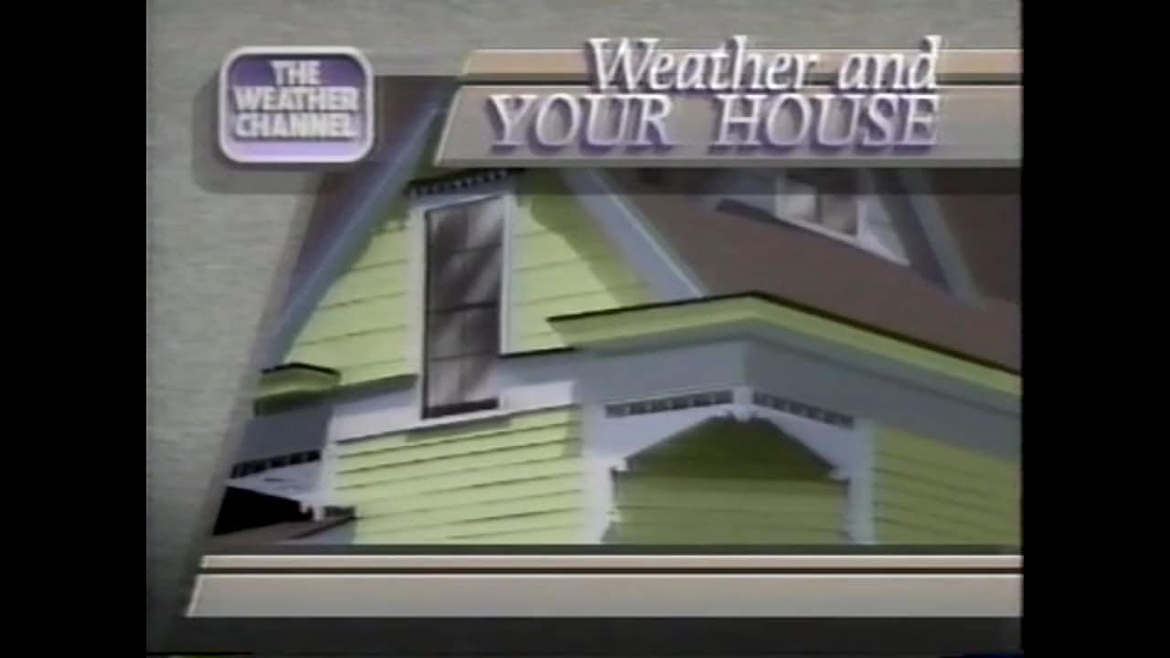 TWC Weather and Your House 1989 - YouTube