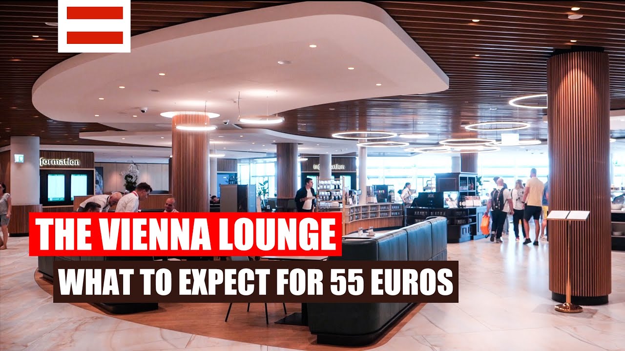 Exploring the VIENNA LOUNGE in Terminal 1 at Vienna Airport - YouTube