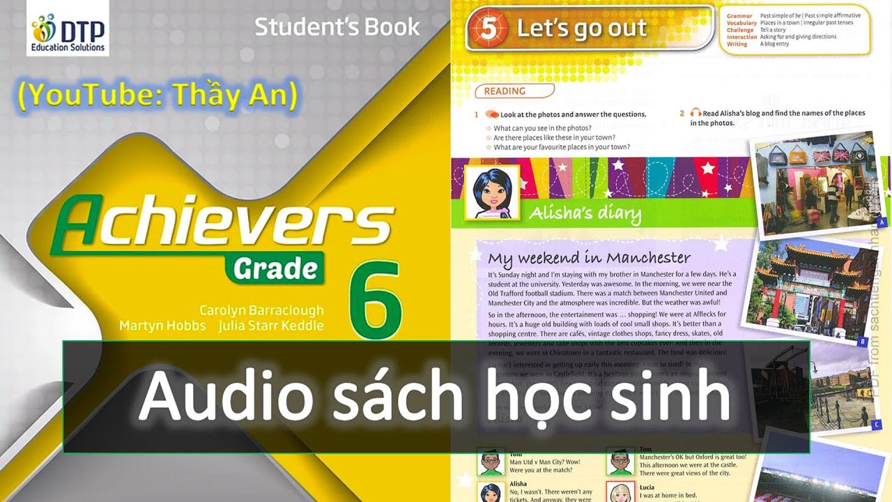 UNIT 5. LET'S GO OUT - Audio Sách Học Sinh Tiếng Anh ACHIEVERS 6 - YouTube