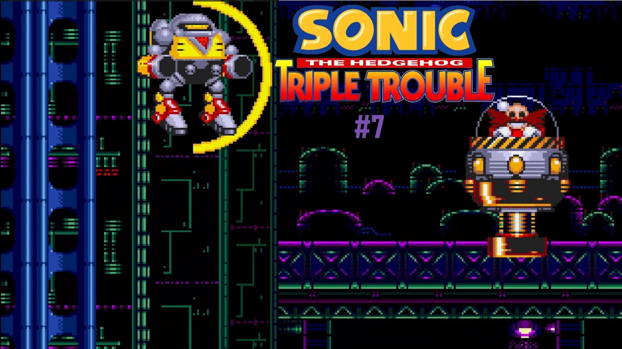 Прохождение SONIC TRIPLE TROUBLE #7. Эпичные боссы и ложный финал ...