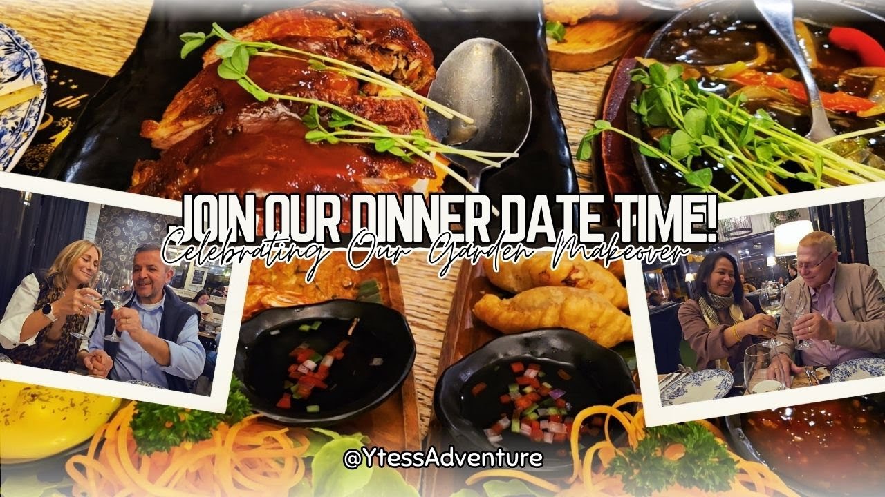 Join our Dinner Date Time! | Celebrating Our Garden Makeover - YouTube