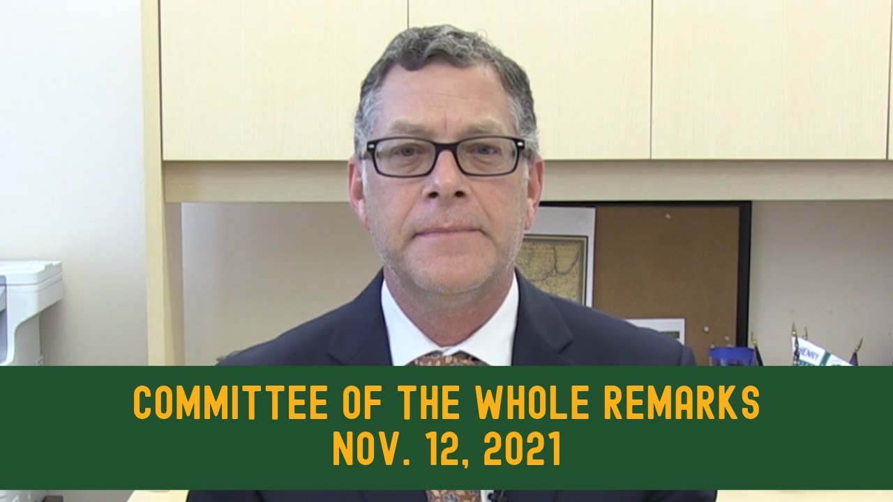 McHenry County Board Chairman Mike Buehler Committee of the Whole Video ...