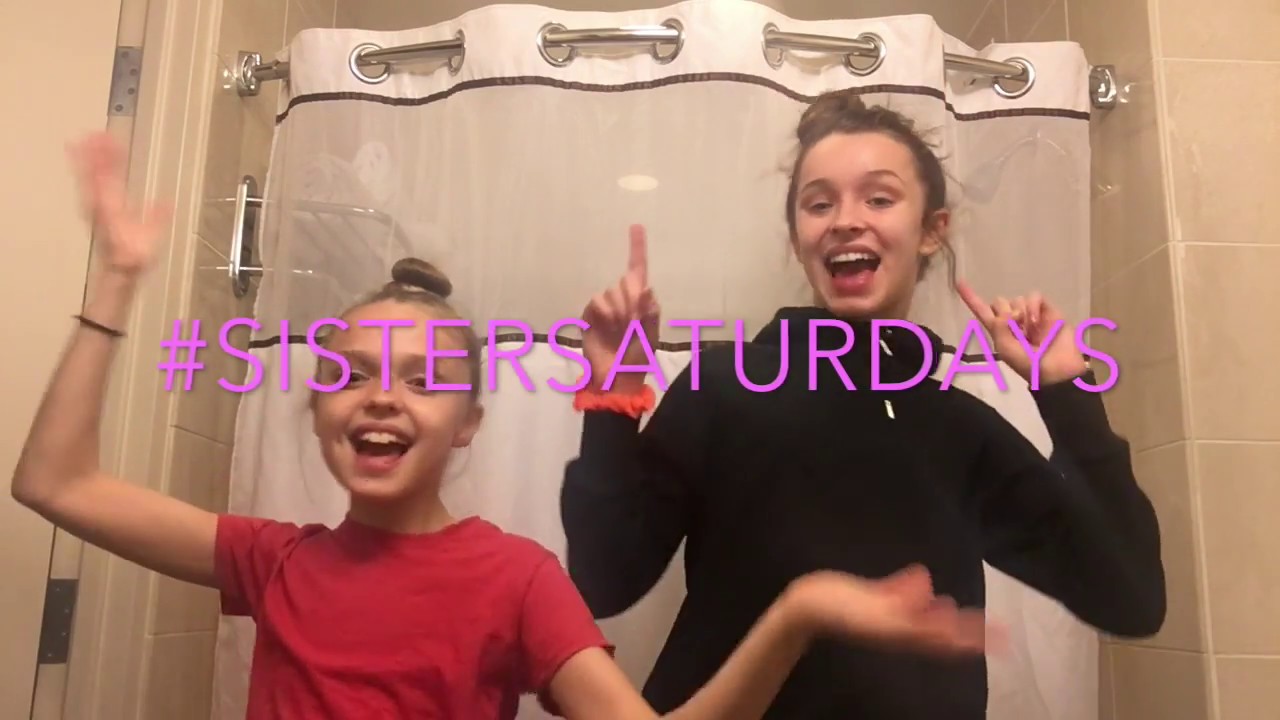 Blind-folded makeup challenge // Hatala Sisters #Sistersaturday - YouTube