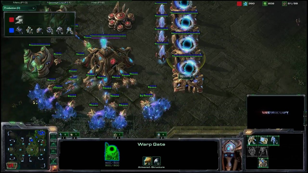 HD Starcraft 2 WhiteRa v Masq p1/2 - YouTube