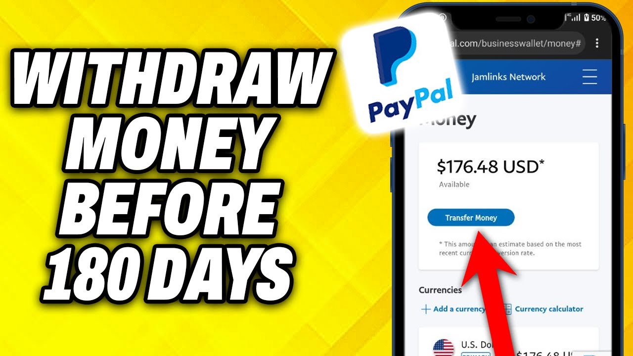 How To Withdraw Money From PayPal Before 180 Days 2025 - YouTube