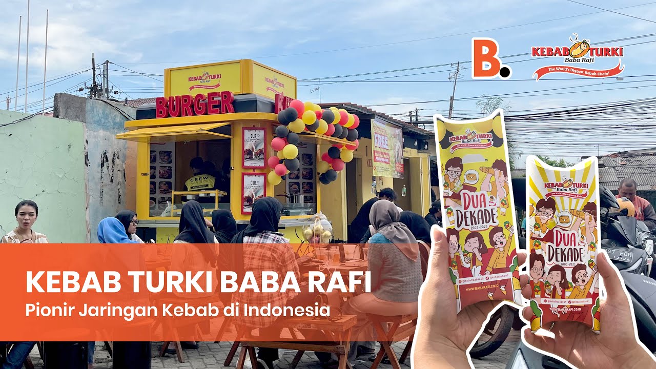 Franchise Kebab Turki Baba Rafi - Top Of Mind Kebab Indonesia - YouTube