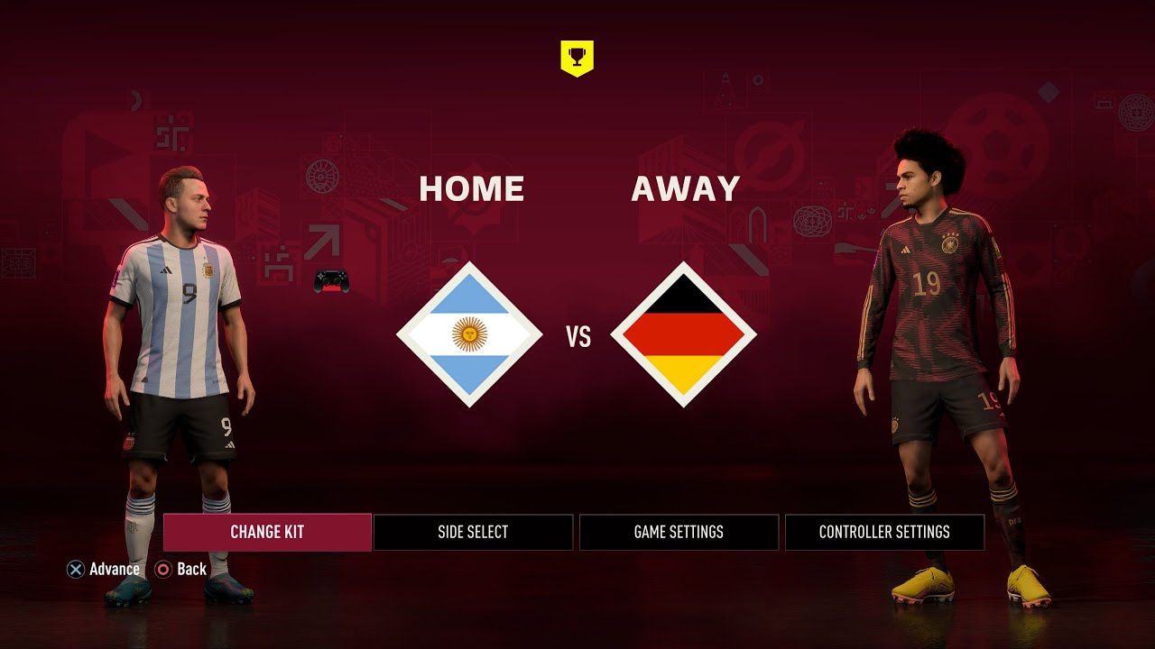 FIFA 23 - Argentina Vs Germany | SEMI FINAL - FIFA World Cup 2022 Qatar ...