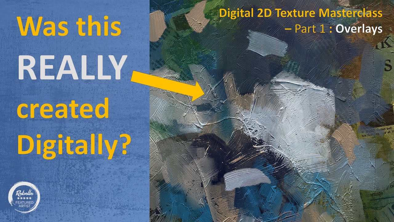 2D Digital Texture Masterclass - Part 1 - Overlays - YouTube