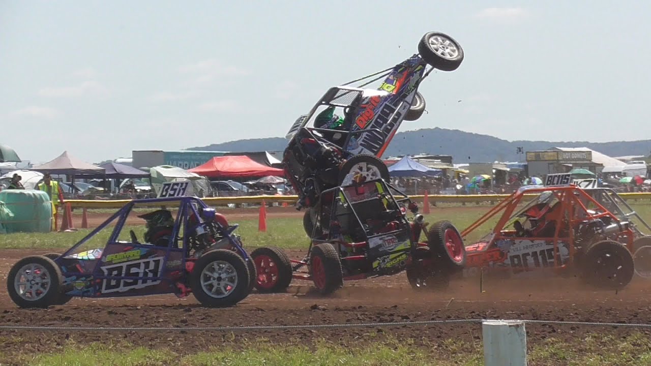 Autograss Crashes/Highlights, BAS Round 2, North Shropshire, 17 & 18/6 ...