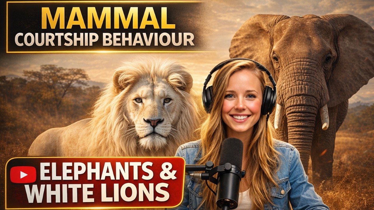 Mammal Courtship Behaviour - Elephants & White Lions - YouTube