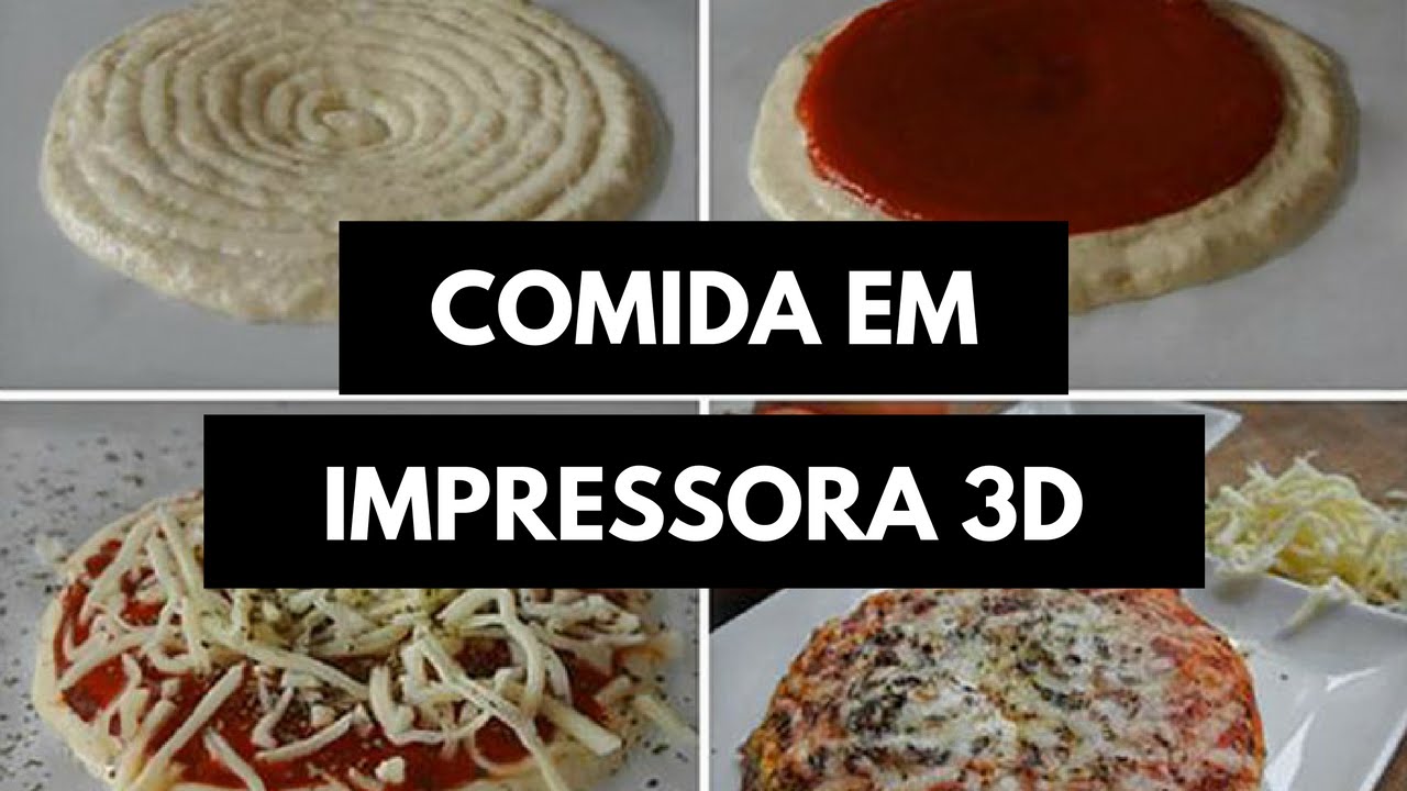 Comida em impressora 3D!!! - YouTube