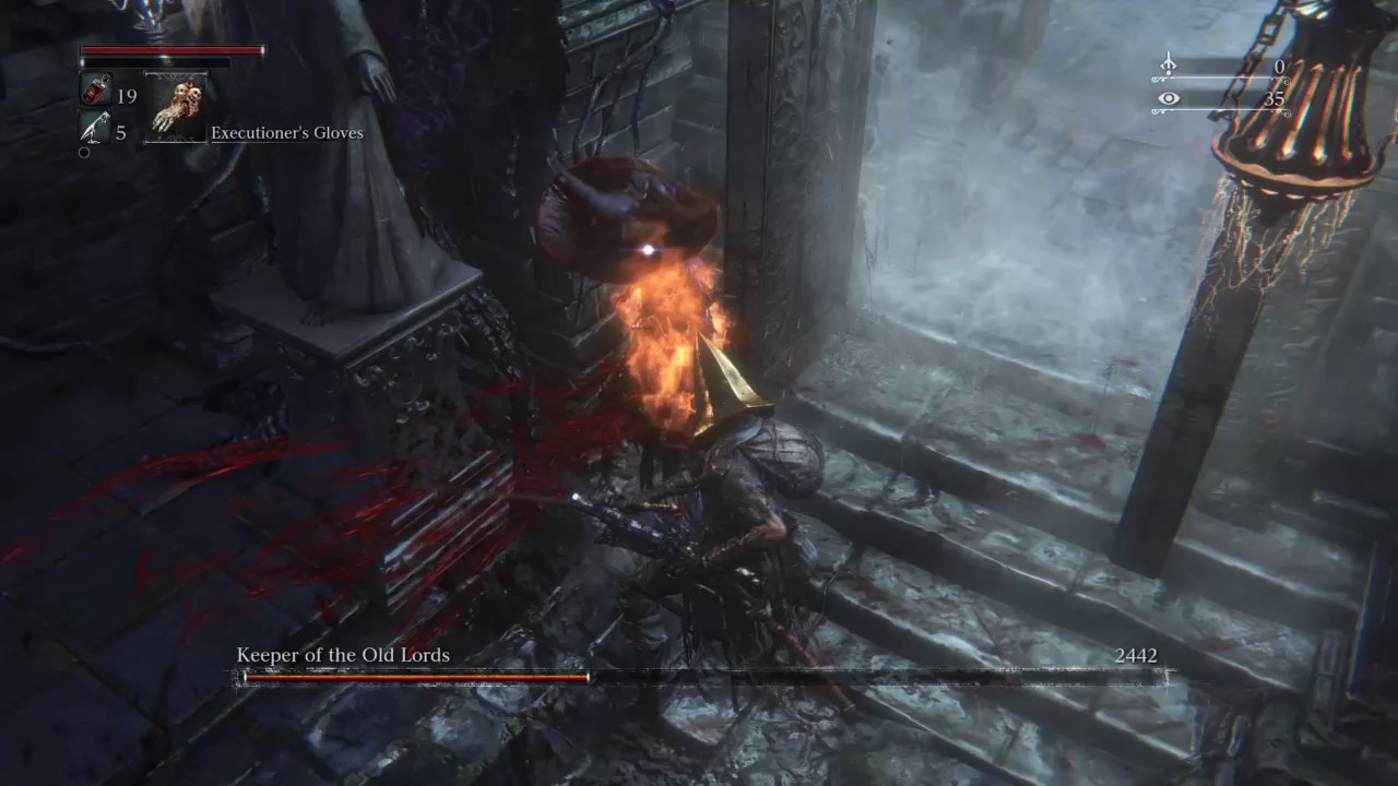 Bloodborne Boss Goes Out Of Map!!! - YouTube