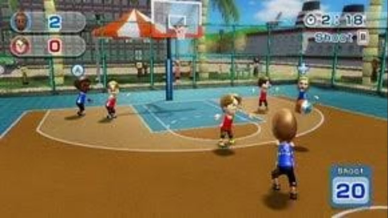 Wii Sports Resort Part #9 | Basketball Pickup Game | Nintendo Wii - YouTube
