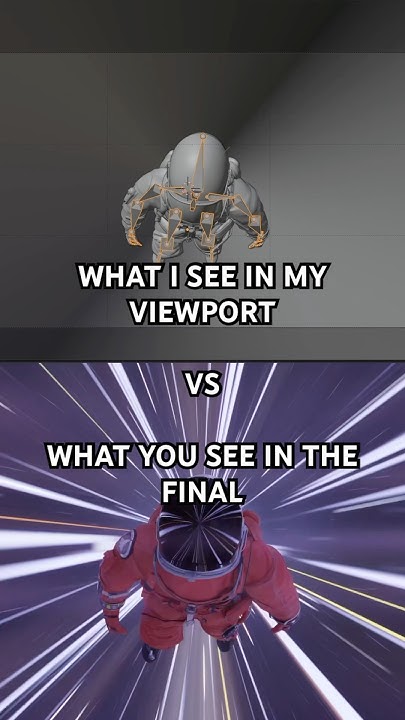 What I see in my viewport vs what you see in the final render #vfx #blender #3d #cgi #render ...