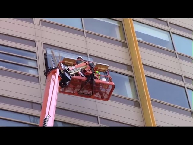Skyscraper Window Installation Window Cleaning For Tall Buildings: