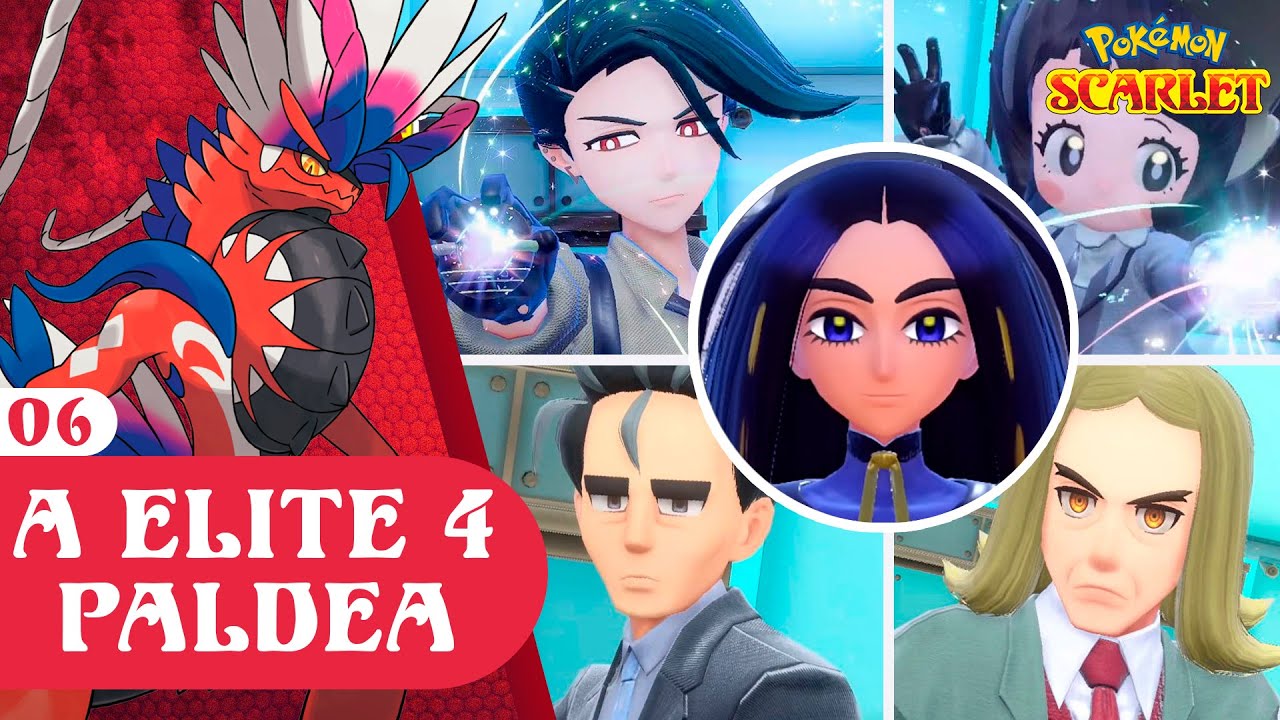 CHEGUEI NA LIGA POKÉMON DE PALDEA!! Enfrentando a Elite 4 e a Champion ...