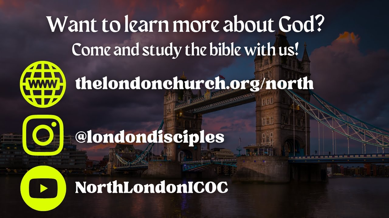 North London Church Of Christ Sunday Service (Guest Speaker Archie ...