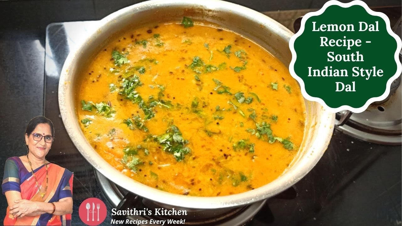 Lemon Dal Recipe | South Indian Dal Recipe - YouTube