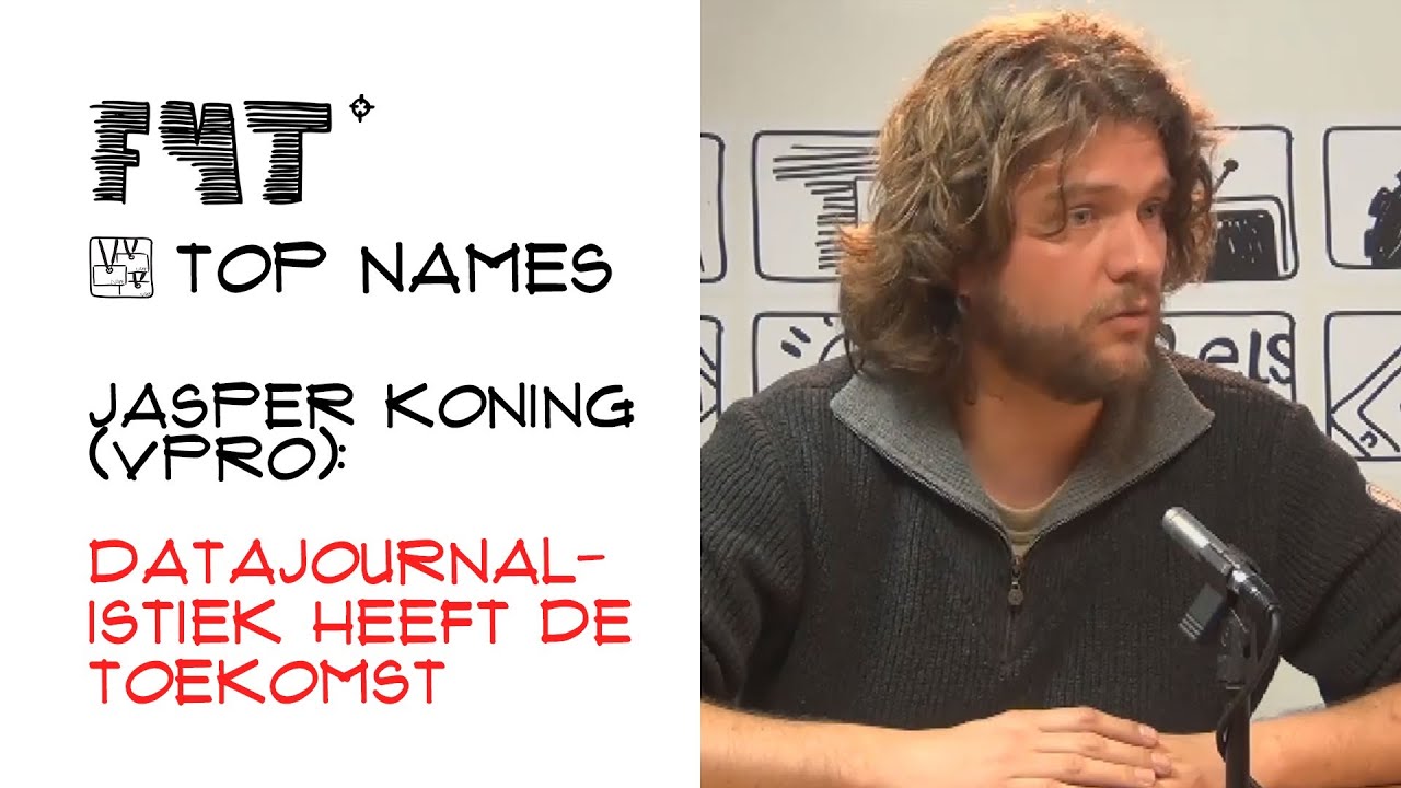 Jasper Koning (VPRO): Datajournalistiek heeft de toekomst - YouTube