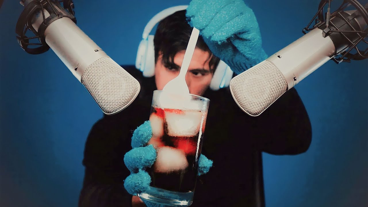 [ASMR] Coca Cola + Hielo | Sonidos Líquidos - YouTube