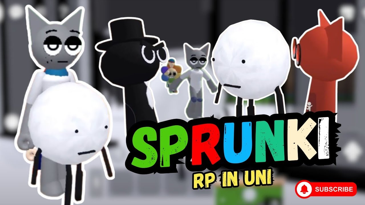 Sprunki RP in Uni - YouTube