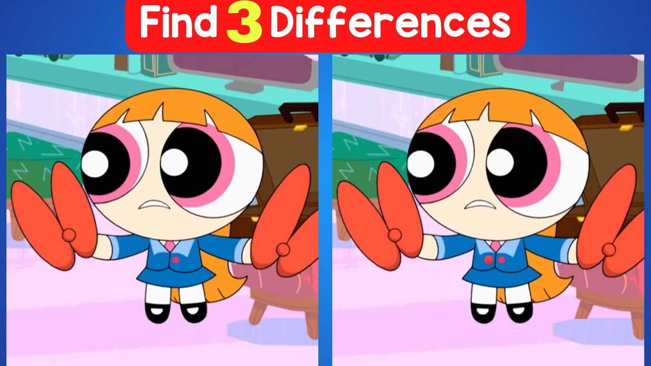 Find The Difference Part 141 - Powerpuff Girls - YouTube