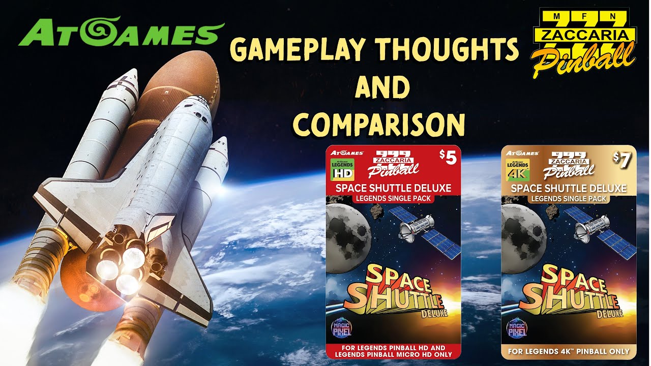 Space Shuttle Deluxe Gameplay & Thoughts on the AtGames Legends 4K and ...
