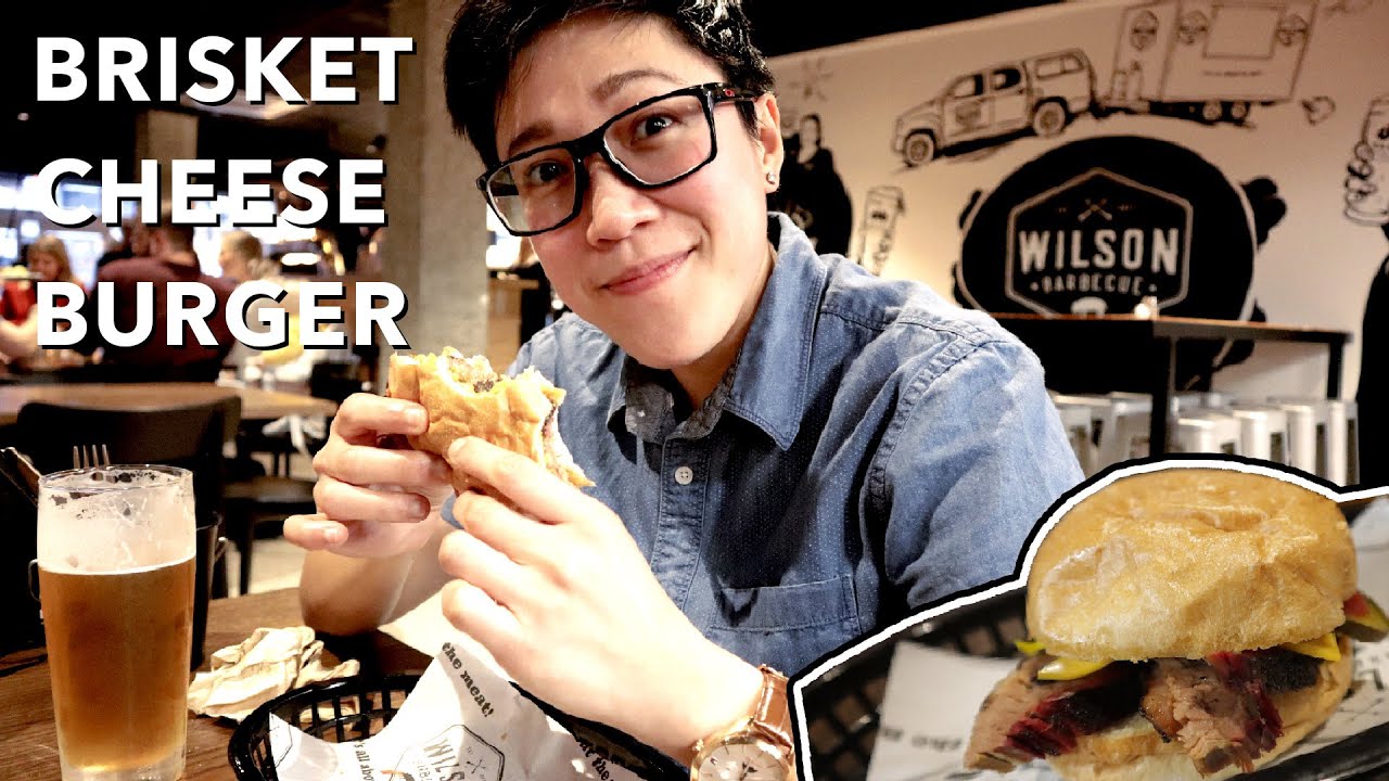 Delicious Burger at Wilson Barbecue Restaurant (Review) - YouTube