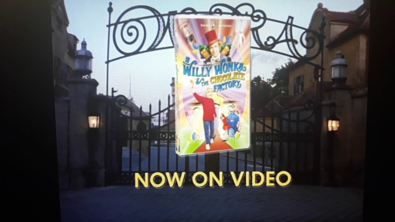 Willy Wonka and the Chocolate Factory VHS and DVD Release Ad (1999 ...