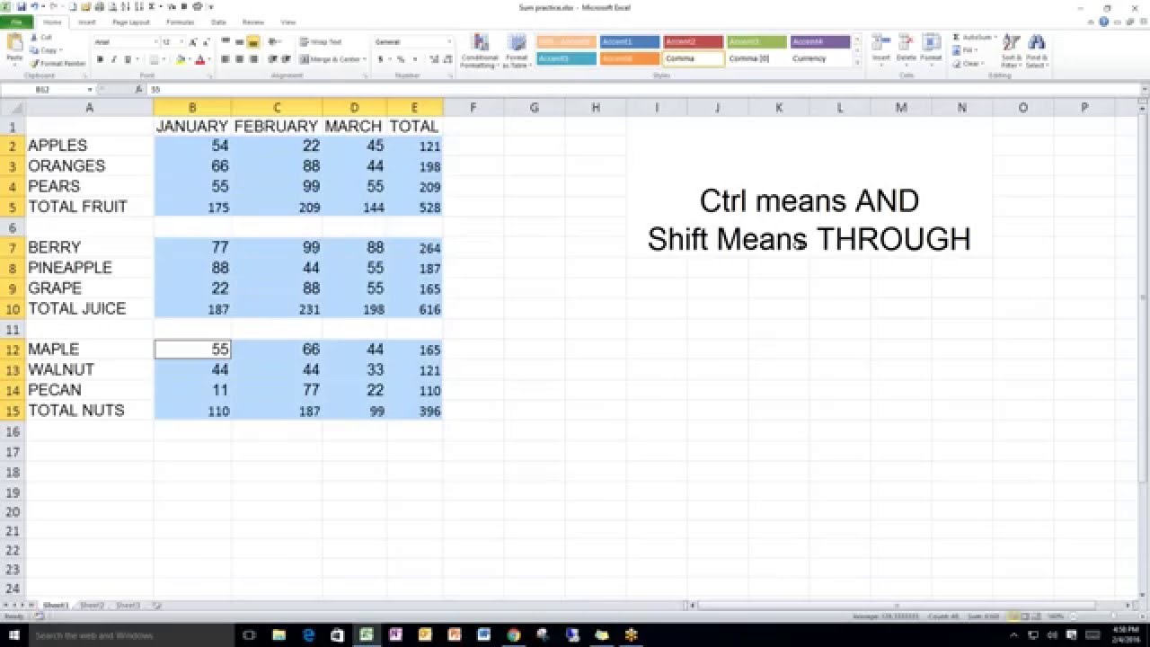 1 Minute To Summing More Effectively In Excel YouTube 1-minute-to-summing-more-effectively-in-excel-youtube