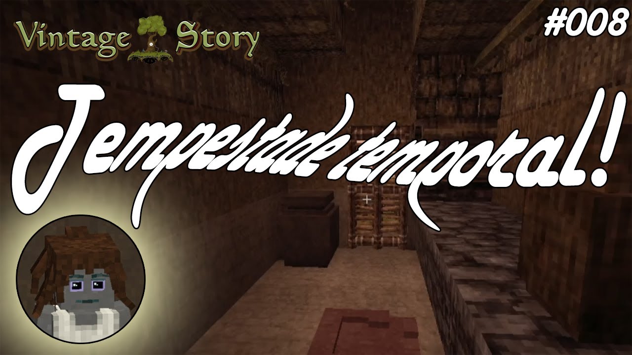 A primeira TEMPESTADE TEMPORAL! - Vintage Story #008 - YouTube