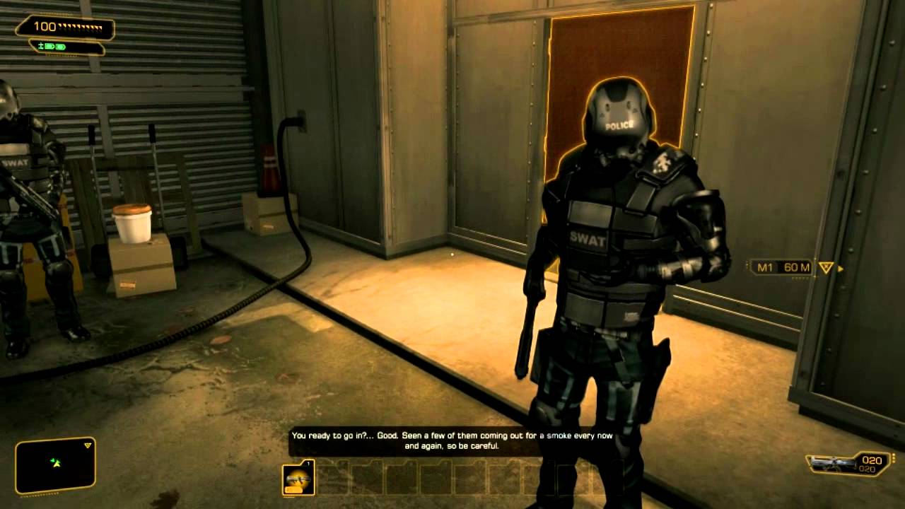 Deus Ex Human Revolution Gameplay - Part 1: Tutorial Mission - YouTube