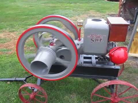 1918 5 H.P. Monitor Hit N Miss Engine - YouTube