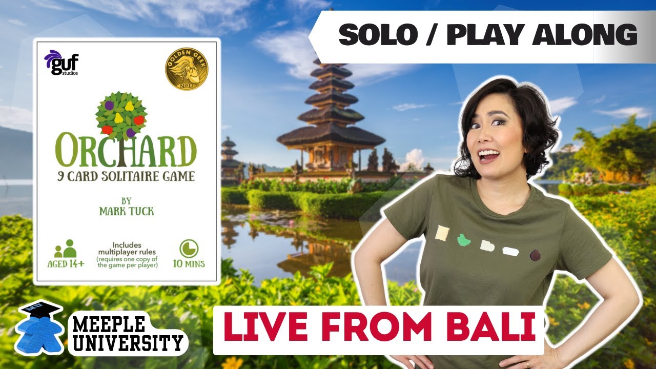 Orchard 9 Card Solitaire Game🍎🍐 - Live Playthrough Board Game and ...
