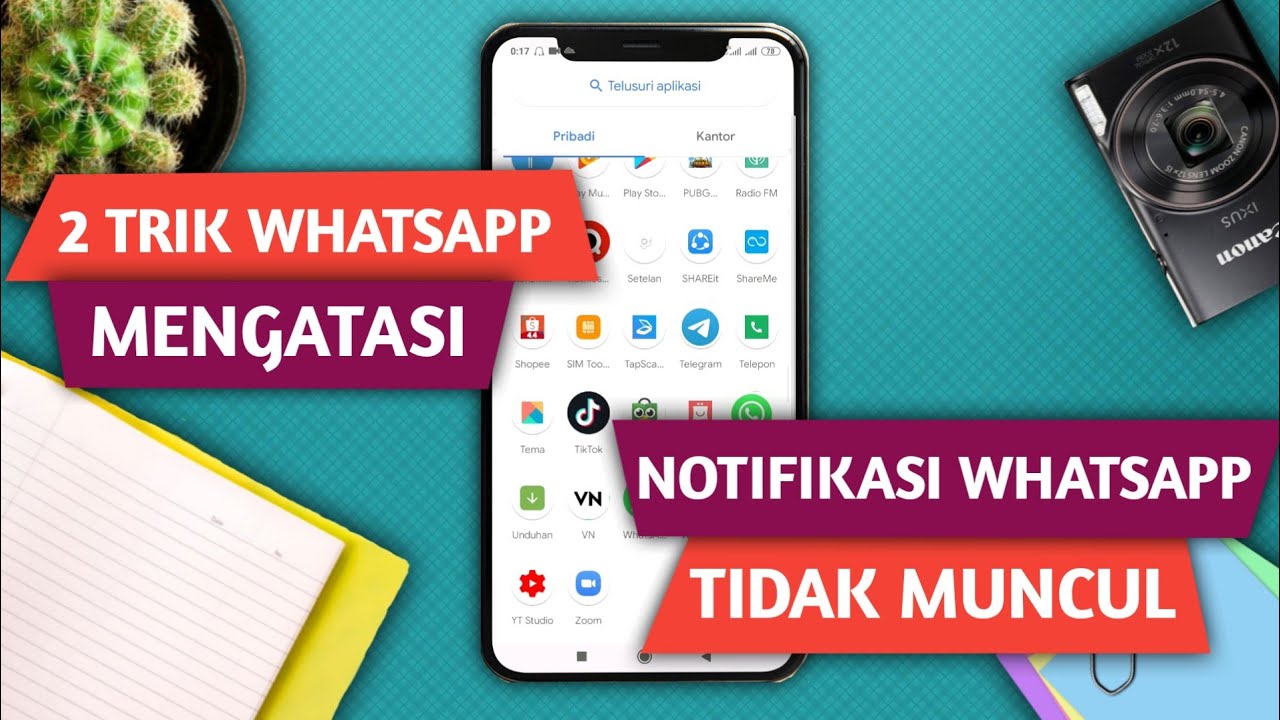 Cara Mengatasi Notifikasi Chat Whatsapp Tidak Muncul - YouTube