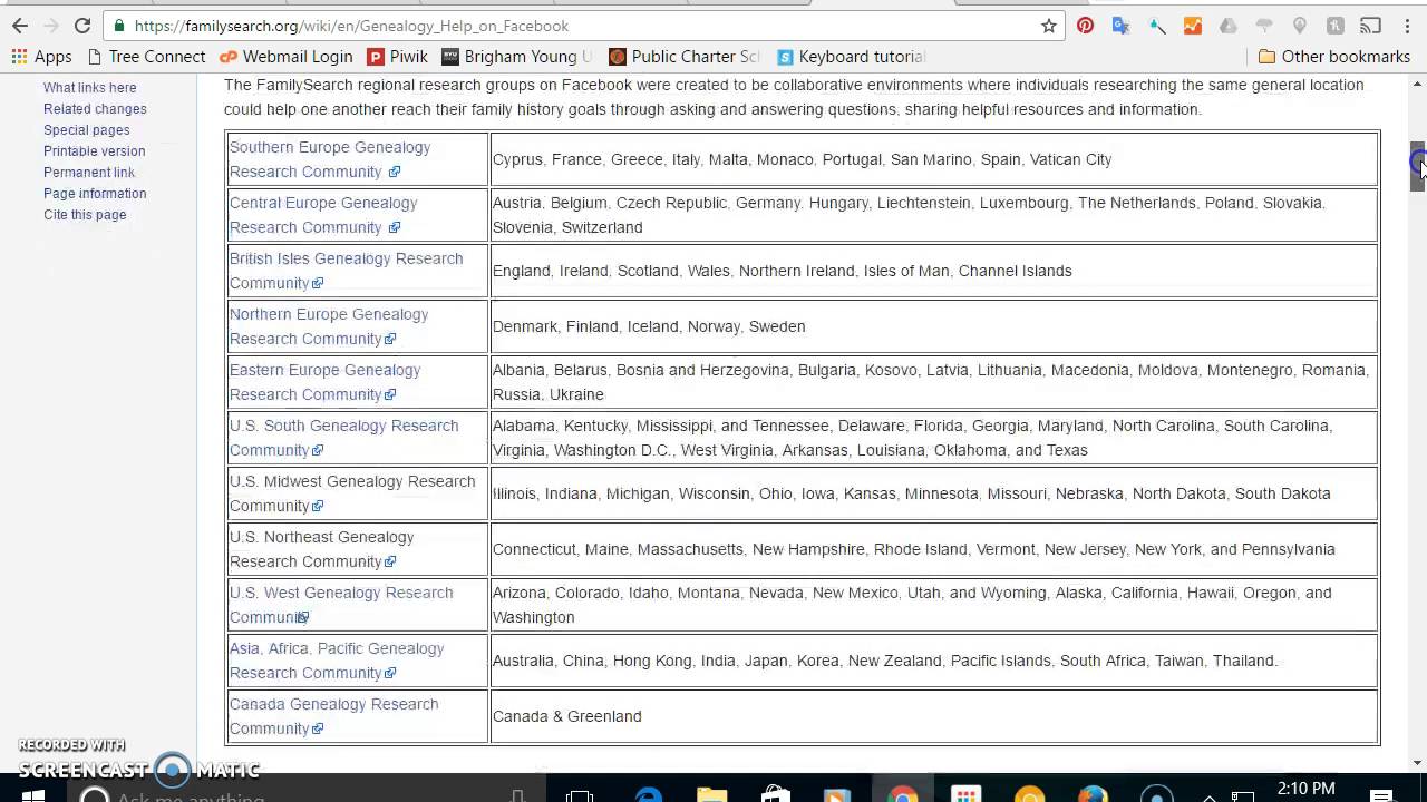 FamilySearch Facebook Communities #genealogy #familyhistory - YouTube