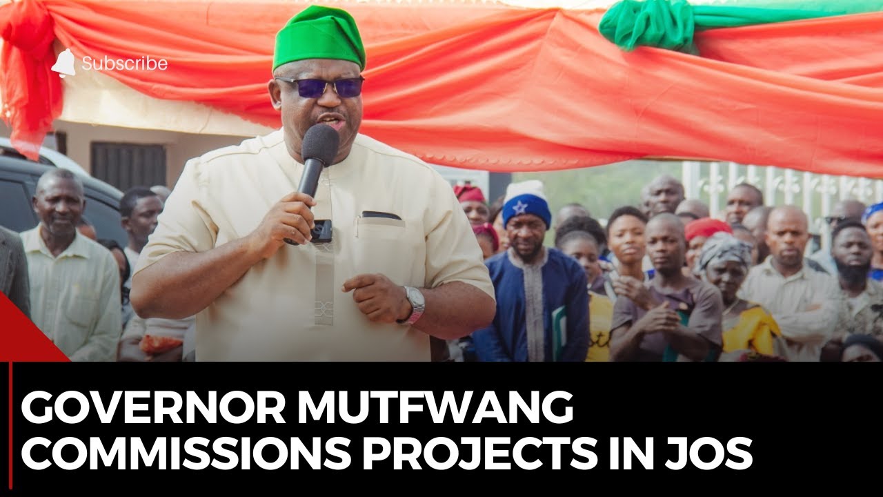Governor Mutfwang Commissions Metro Buses in Jos - YouTube